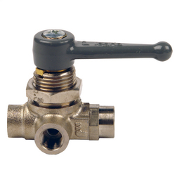 Kiowa Ltd. - 1/4 0452 Legris 3 Way Panel Mounted L Port Ball Valve ...